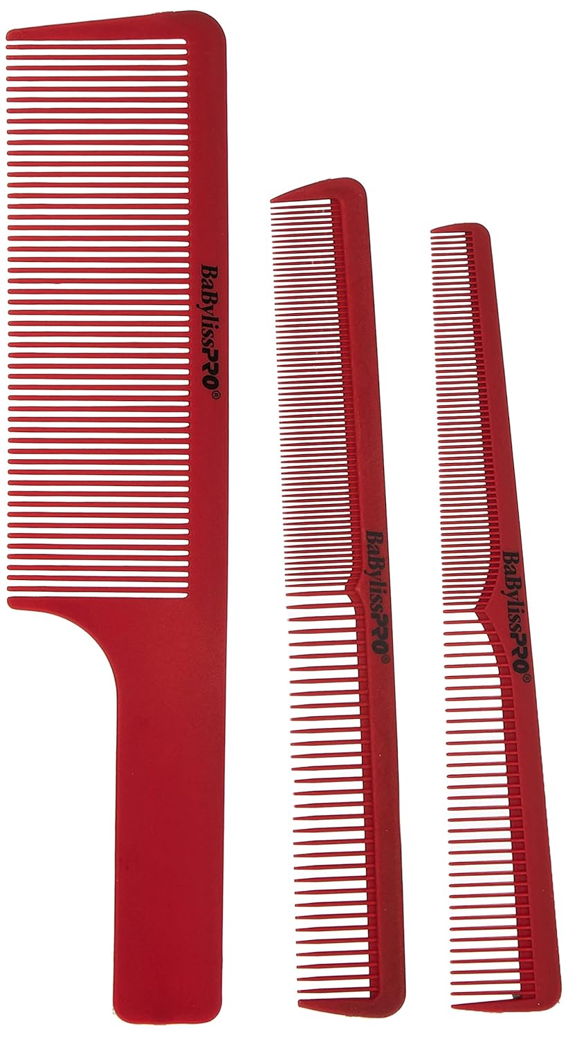 BaBylissPRO Barberology 3pc Comb Set