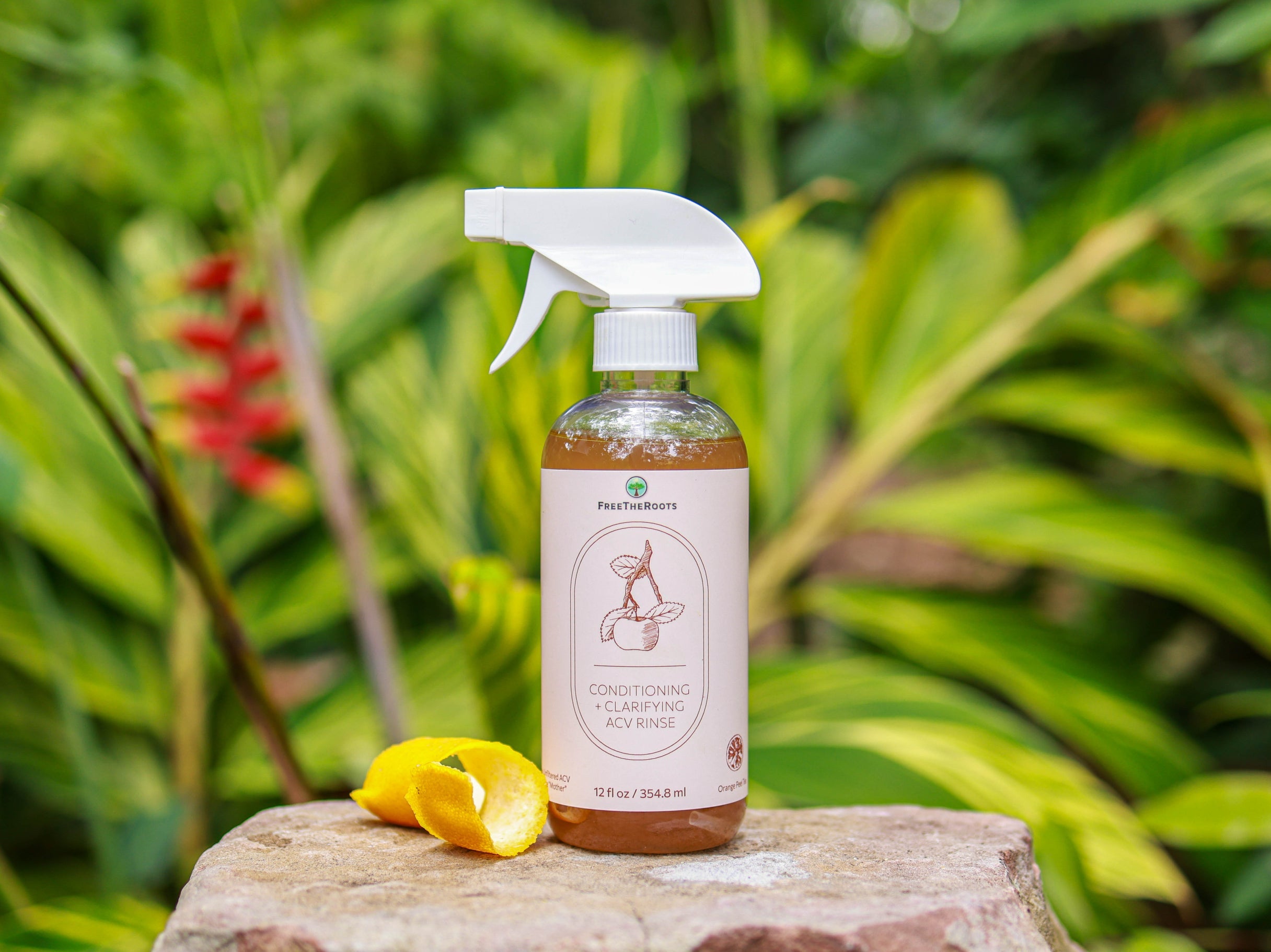 FreeTheRoots Conditioning + Clarifying ACV Rinse - Orange Peel (354.8m