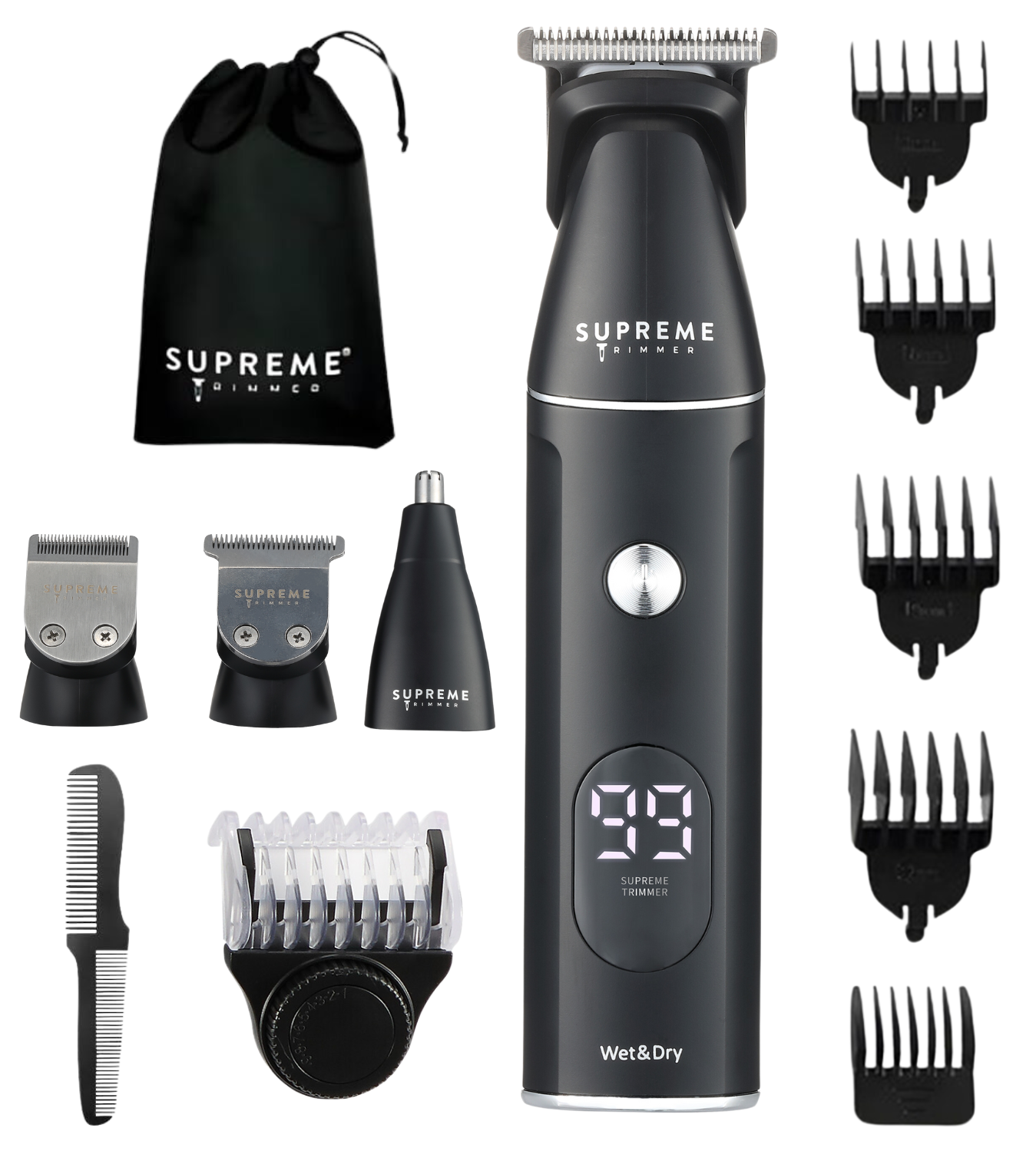 Multigroomer 3.0 By Supreme Trimmer Wet/Dry Beard trimmer Set