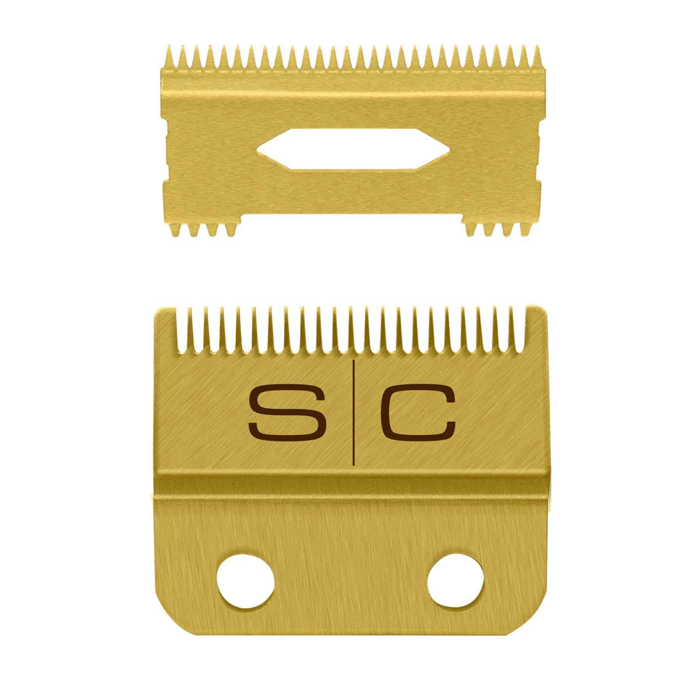 StyleCraft Fixed Gold Titanium Fade Replacement Clipper Blade w/ Gold