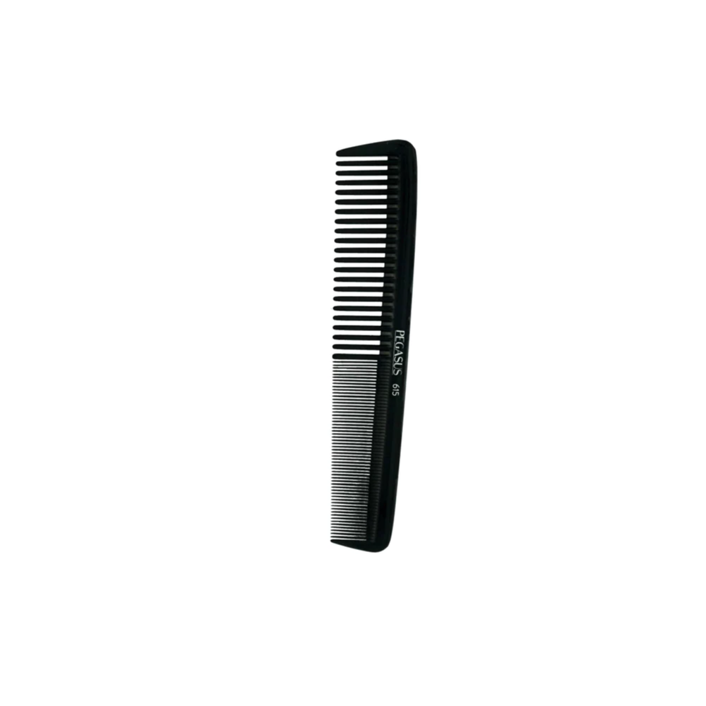 Pegasus Hard Rubber Comb (615) 7 1/4" Tapering/Square Large Cutting Co