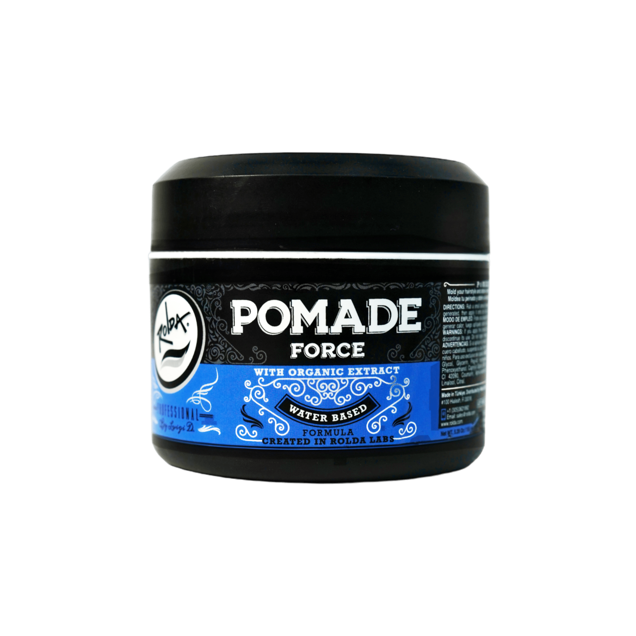 Rolda Medium Hold Medium Shine Water Based Force Pomade w/ Organic Alo
