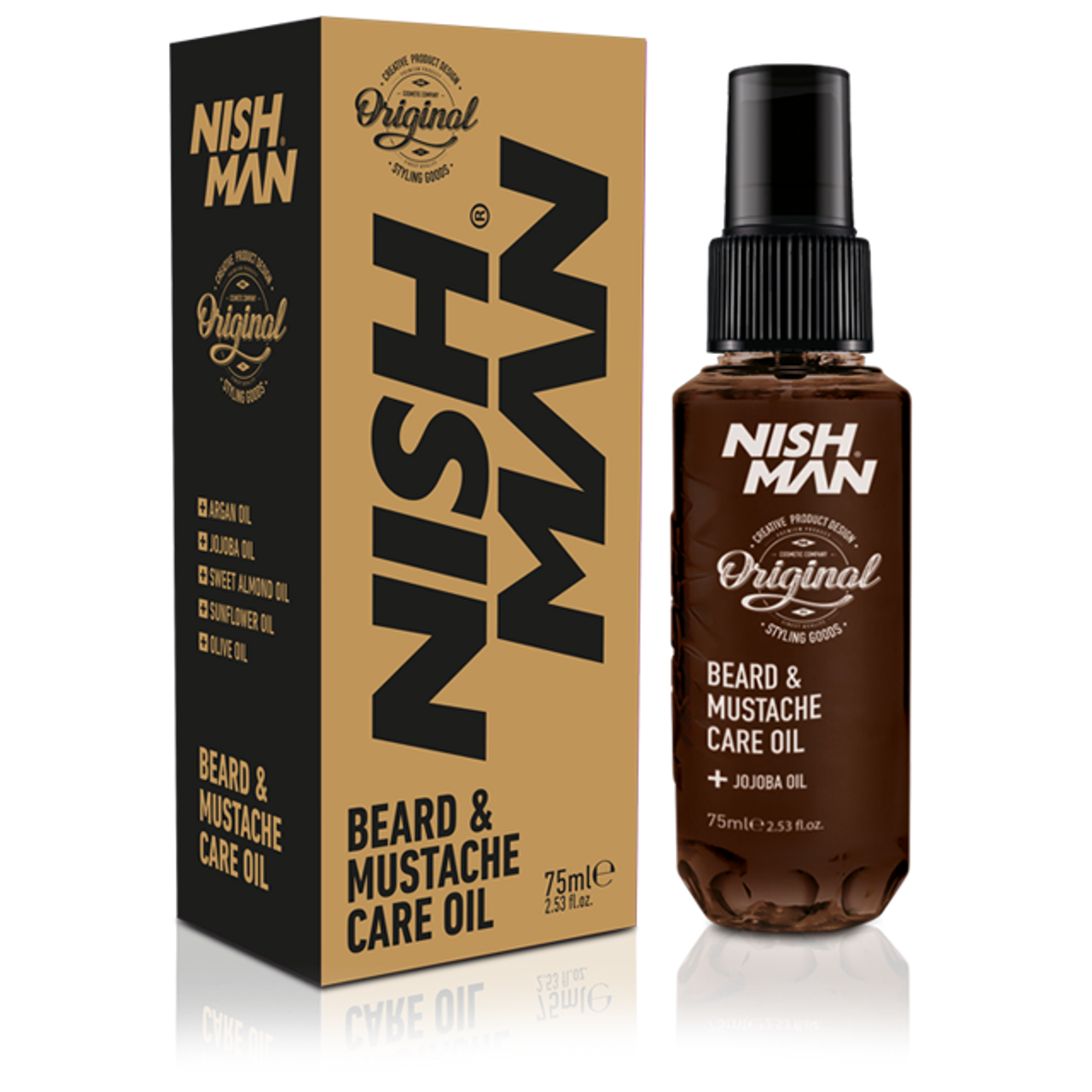 Nishman Beard & Mustache Oil (75ml/2.5oz)