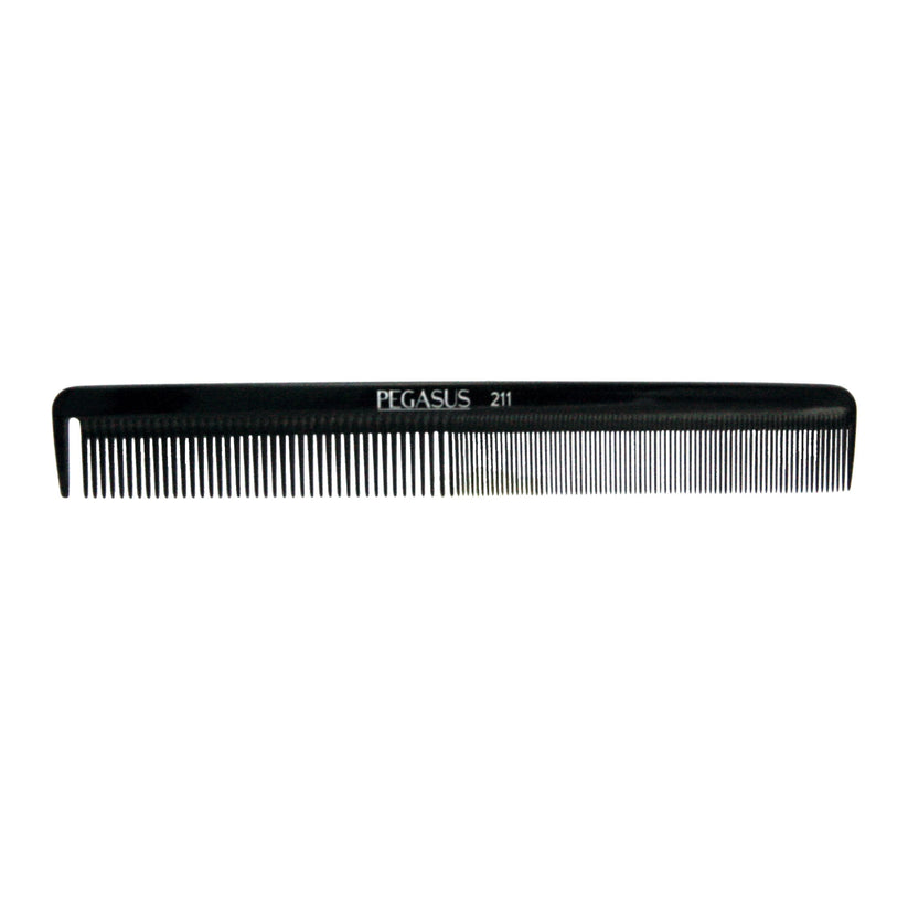Pegasus Hard Rubber Comb (211) 8 1/2" Cutting Comb with Sectioning