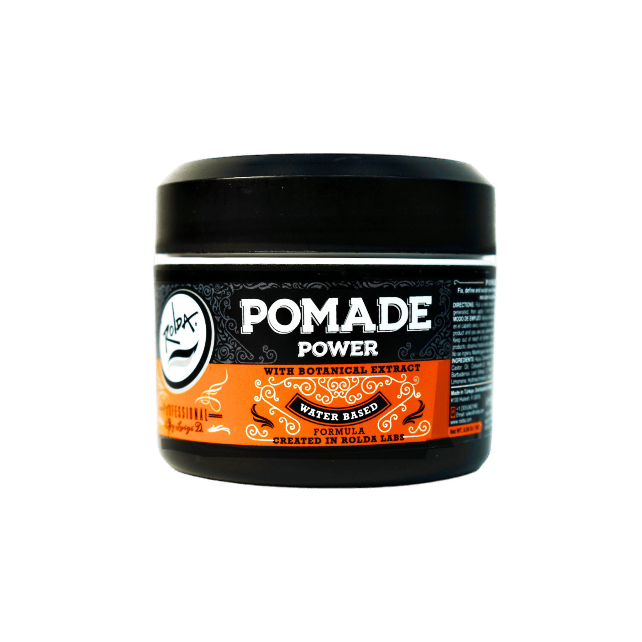 Rolda Power Pomade Extra Strong Hold High Shine Water Based w/ Botanic