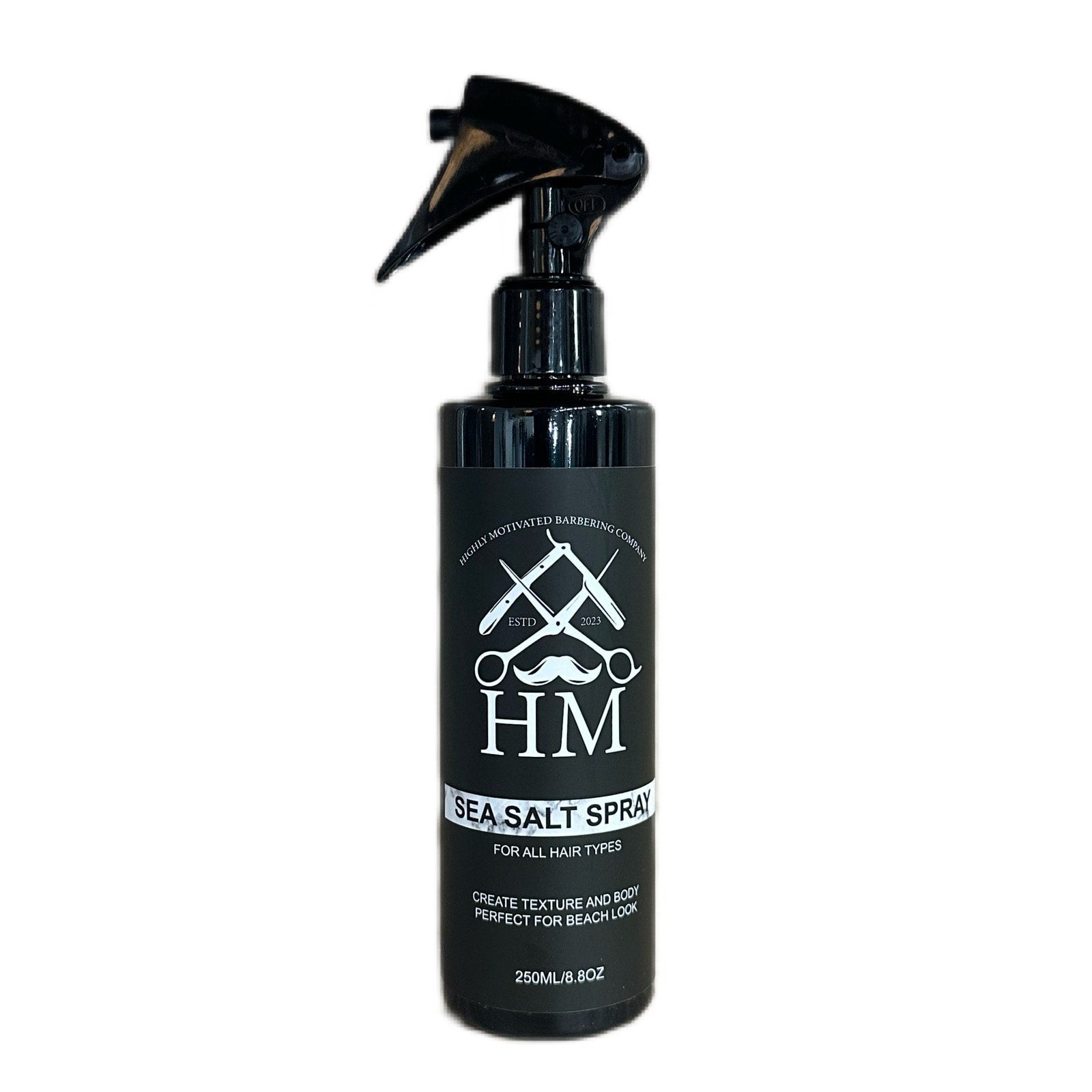 HM Barbering Co. 100% Organic Sea Salt Spray for All Hair Types (250ml