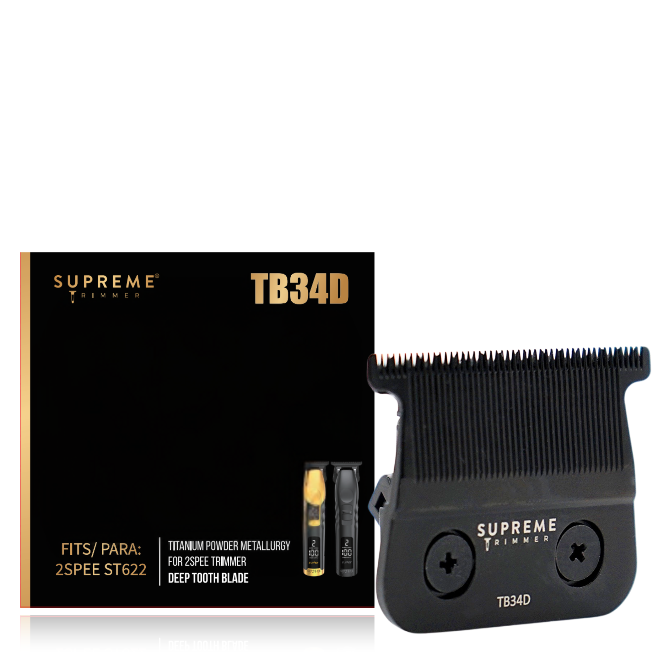 Supreme Trimmer Detachable Trimmer Blade for 2Spee Trimmer - Deep Toot