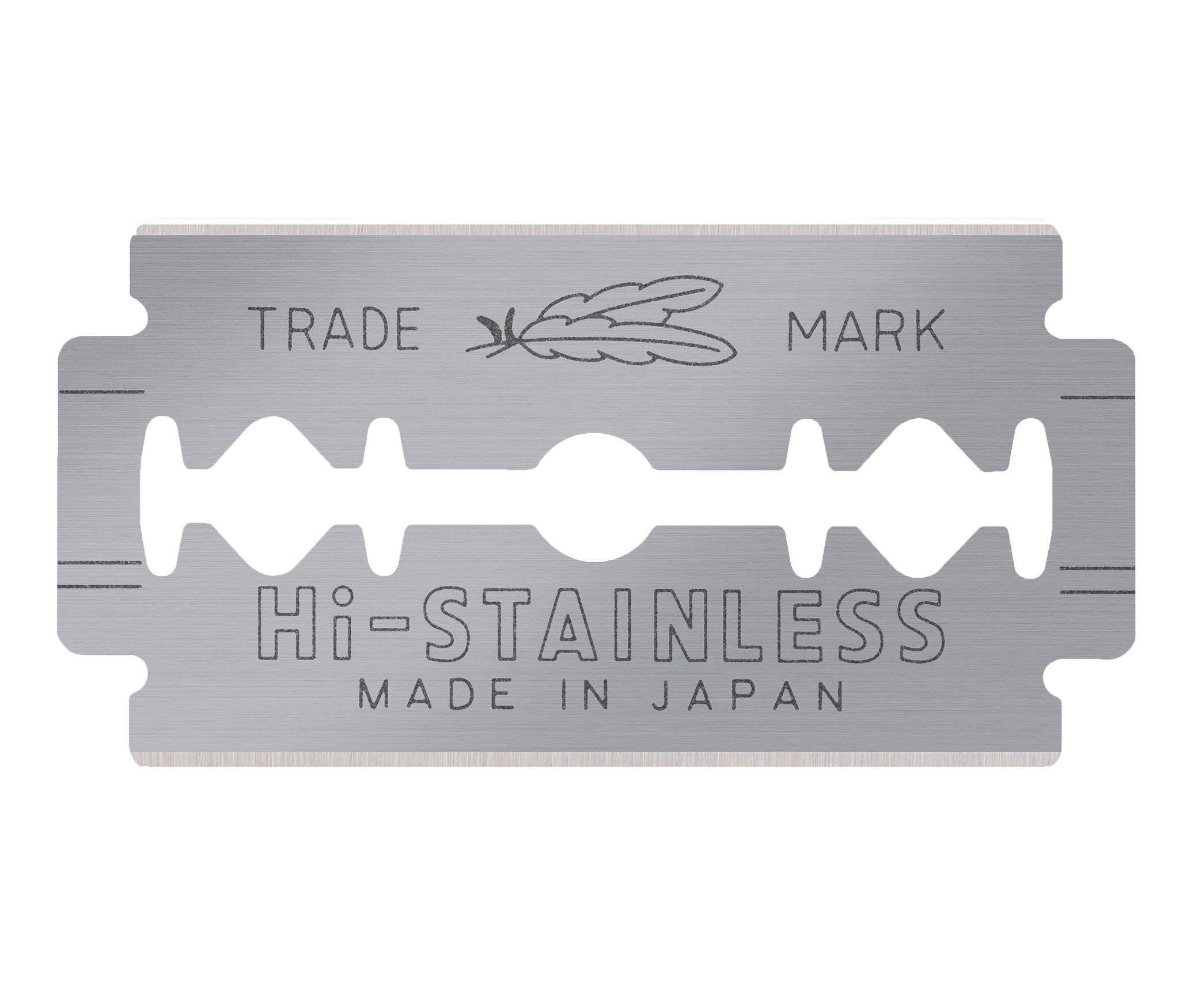 Feather Hi-Stainless Double Edge Razor Blades (5 pack)