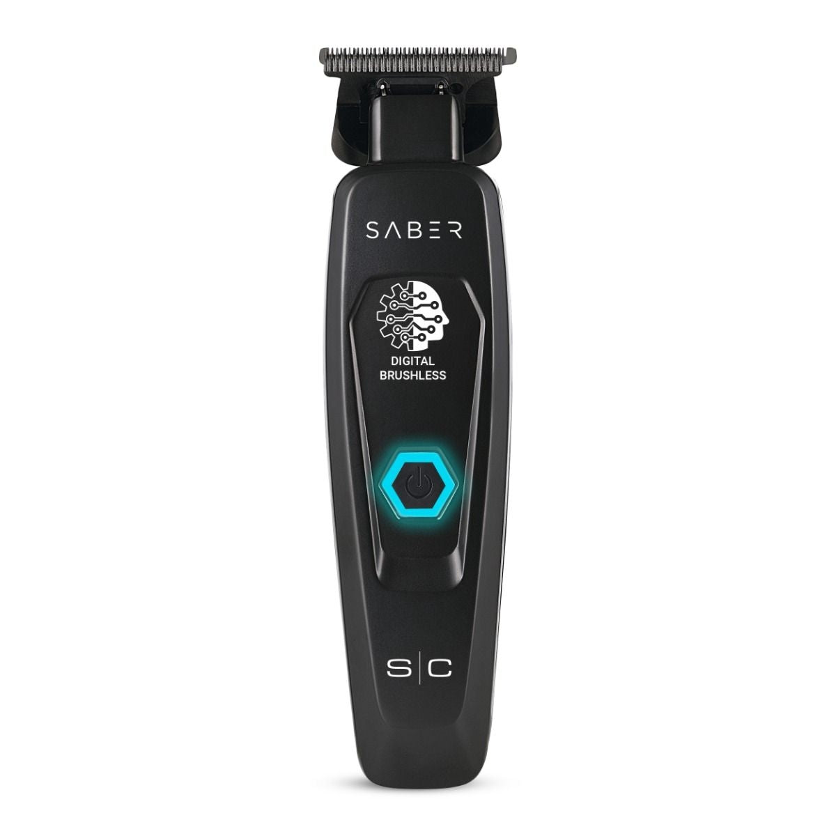 StyleCraft Saber Cordless Digital Brushless Motor Metal Trimmer - Blac