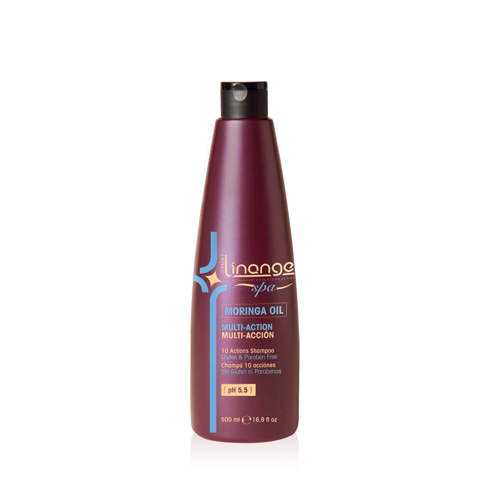Linange Spa Moringa Oil Multi-Action Shampoo (500ml/16.9oz)