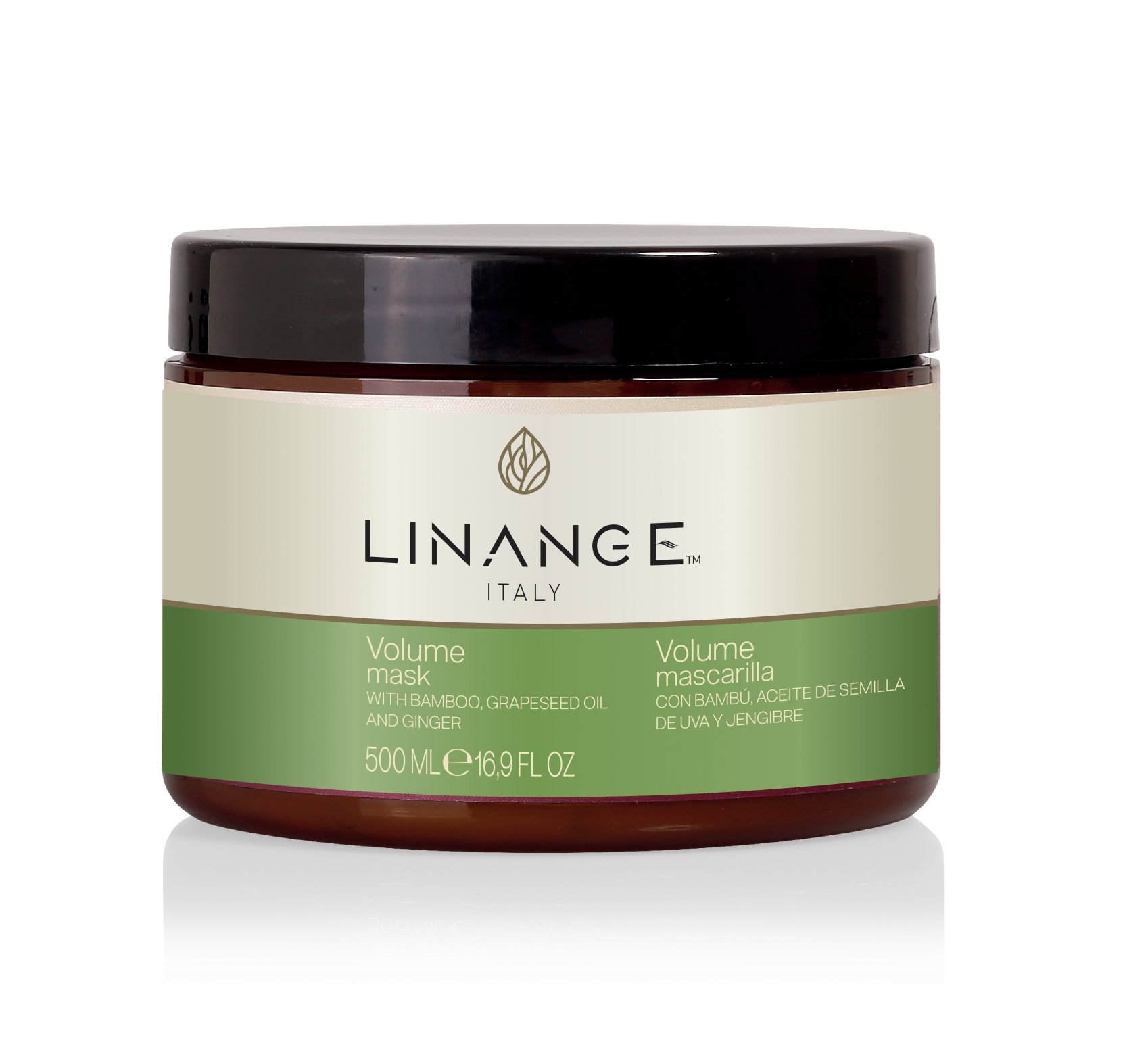 Linange Volume Hair Mask with Bamboo, Grapeseed, & Ginger